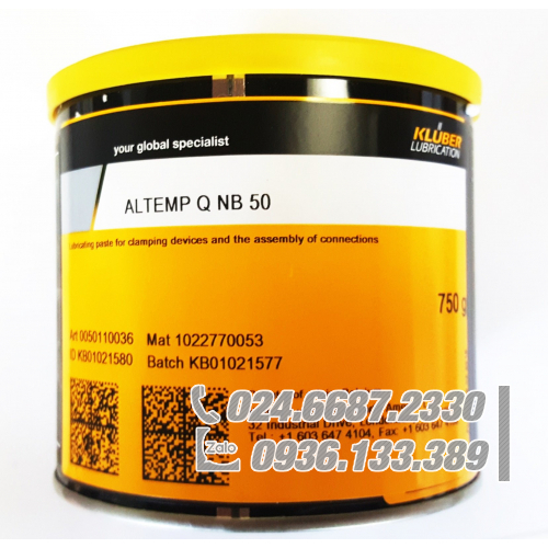 Klüber ALTEMP Q NB 50 Bôi trơn và dán lắp ráp 750g / Klüber ALTEMP Q NB 50 Lubricating and ...