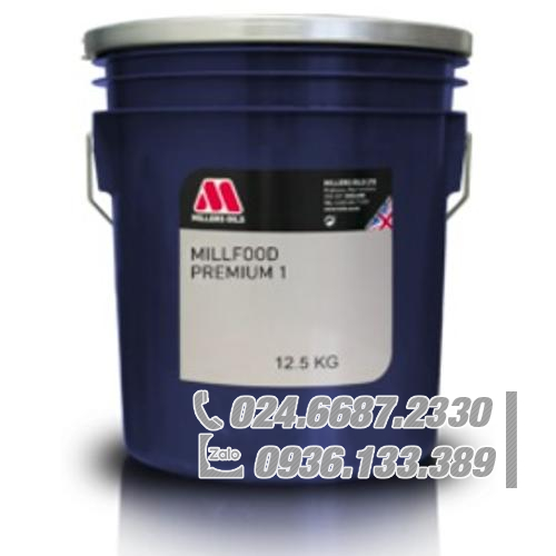 Dầu công nghiệp MILLERSOILS Millfood Premium 1, Loại: 12 x 380g, 12.5KG, 3KG, 50KG - Dầu mỡ công ...