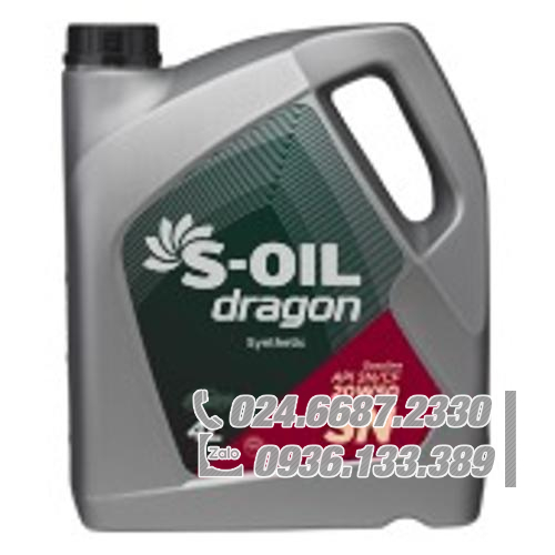 Dầu động cơ tổng hợp S-OIL Dragon SN 20W50 cho xăng và LPG/CNG/LNG - Dầu mỡ công nghiệp